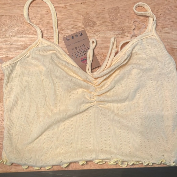Blue Blush | Tops | Flirty Yellow Tank | Poshmark